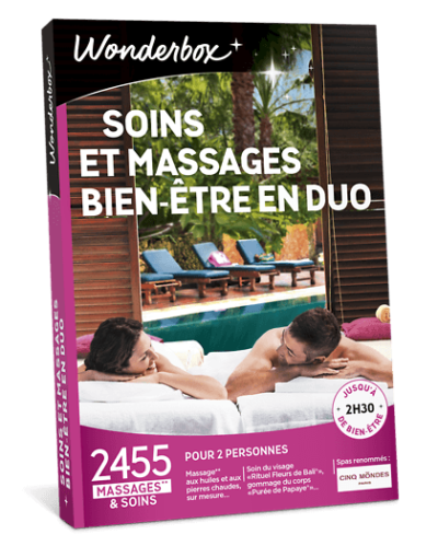 Wonderbox Massage en duo | Avis sur la box bien-être en couple